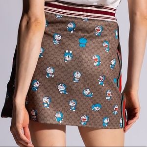 Gucci | Skirts | Doraemon X Gucci Technical Jersey Skirt | Poshmark